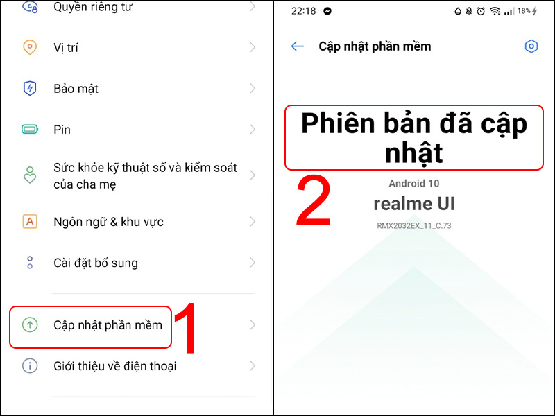 Cách Kiểm Tra Cập Nhật điện Thoại Realme Lên Phiên Bản Mới Nhất